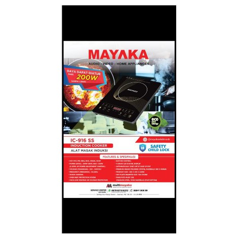 Jual Kompor Induksi MAYAKA IC916.SS terbaru | Shopee Indonesia