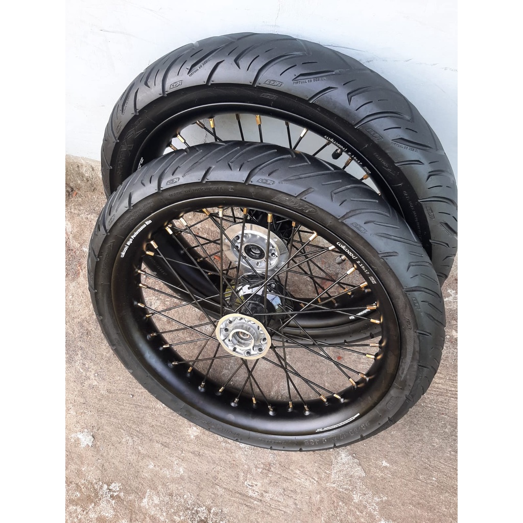 Jual VELG SET BAN SET WHEELSET SEMICACING KLX150L DAN KLX DTRACKER ...