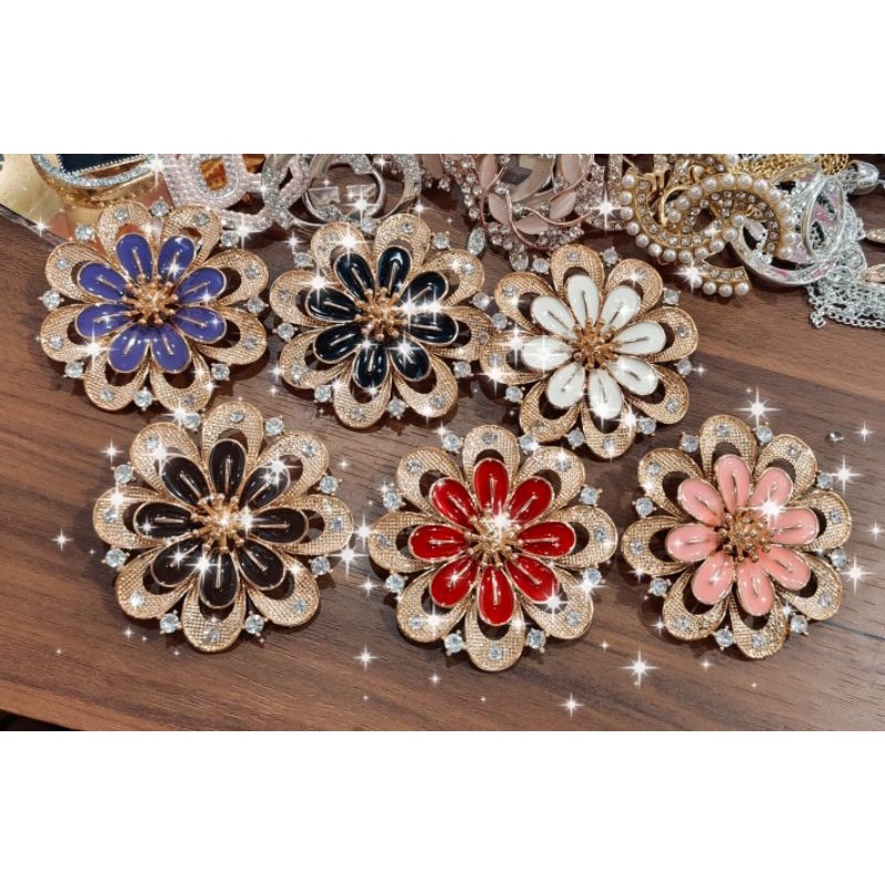 Jual bros bunga ukuran besar | Shopee Indonesia