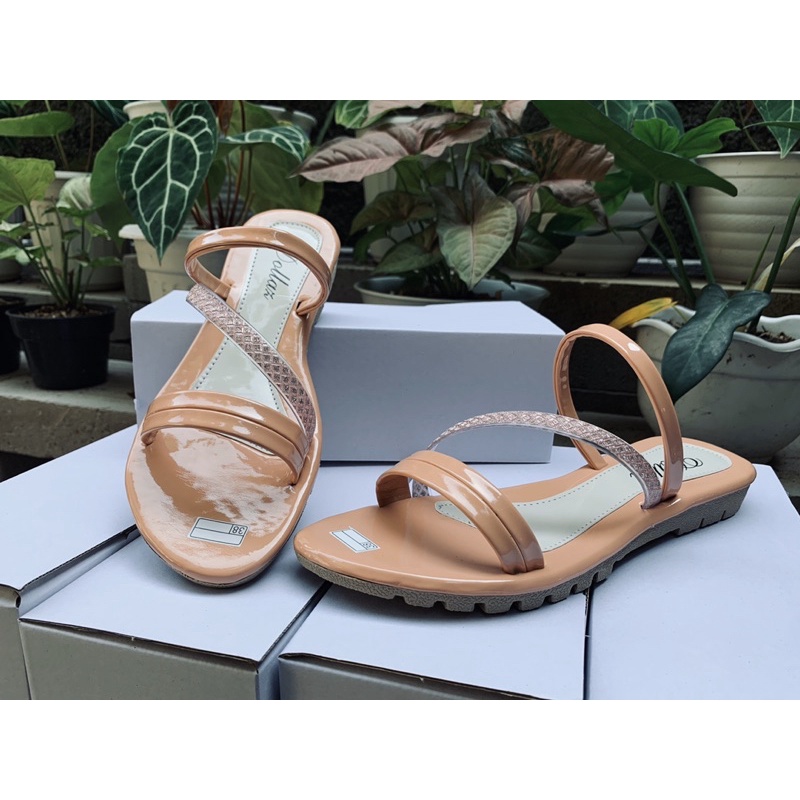 Jual Sendal Wanita 01 Kekinian Model Terbaru 2021 Tinggi Sol 2cm ...