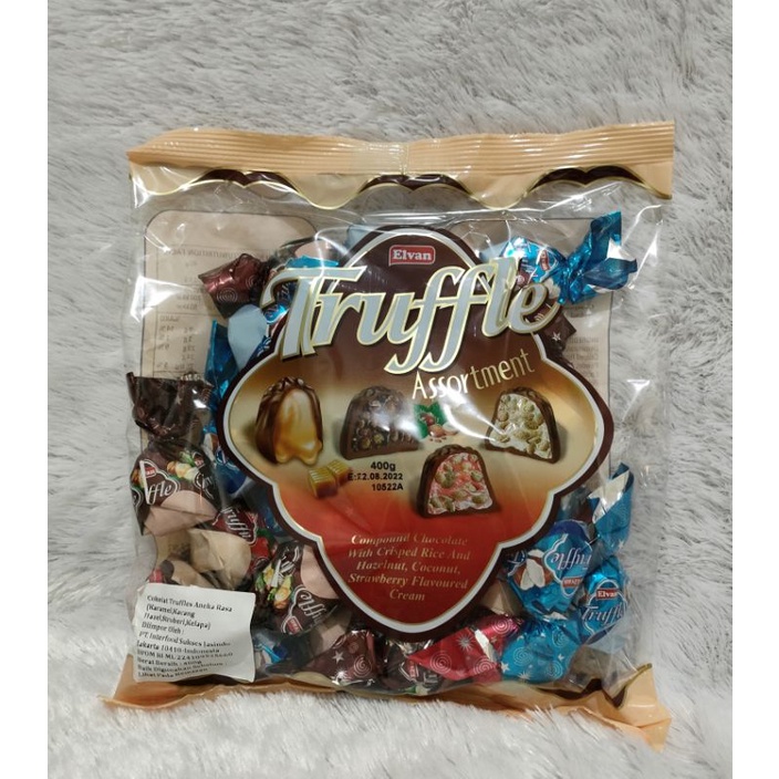 Jual Elvan Coklat Truffle 1 kg/400 gr | Shopee Indonesia