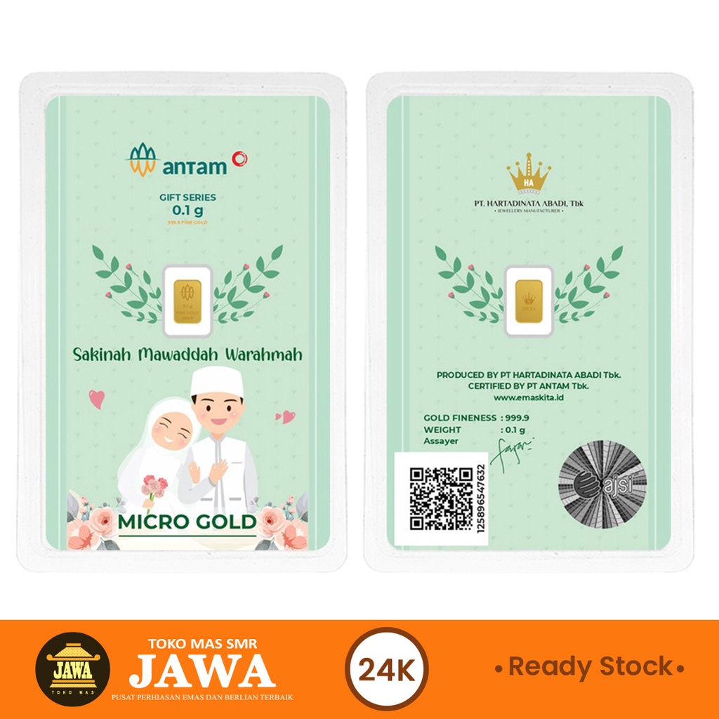 Jual LM Micro Gold Wedding Series 24 Karat Toko Mas Jawa | Shopee Indonesia