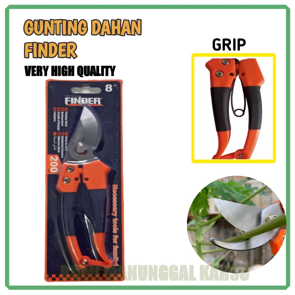 Jual Gunting potong dahan ranting pohon merk FINDER | Shopee Indonesia