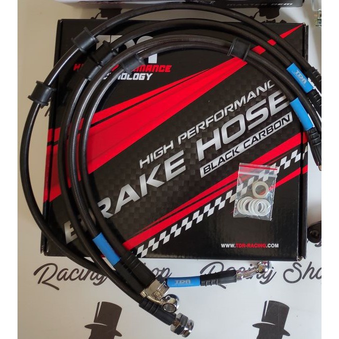 Jual Selang Rem XMAX 250 ABS Black Carbon TDR Racing Original | Shopee ...