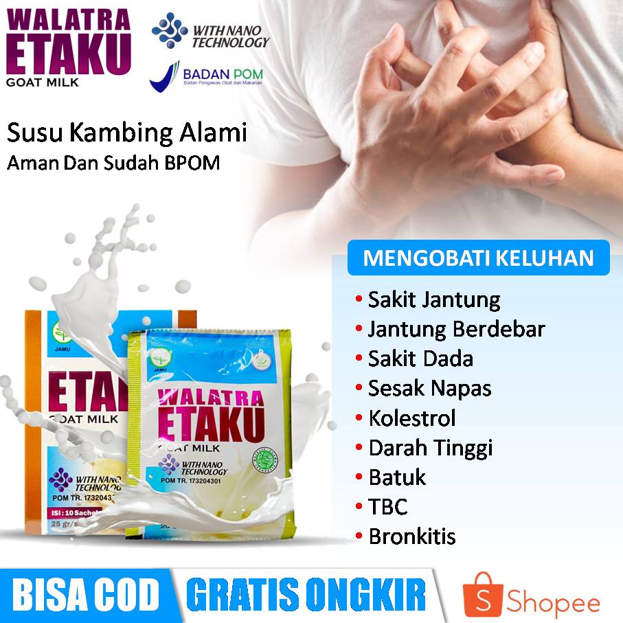 Jual Susu Kesehatan Jantung, Obat Jantung Berdebar, Sesak Napas, Sakit ...