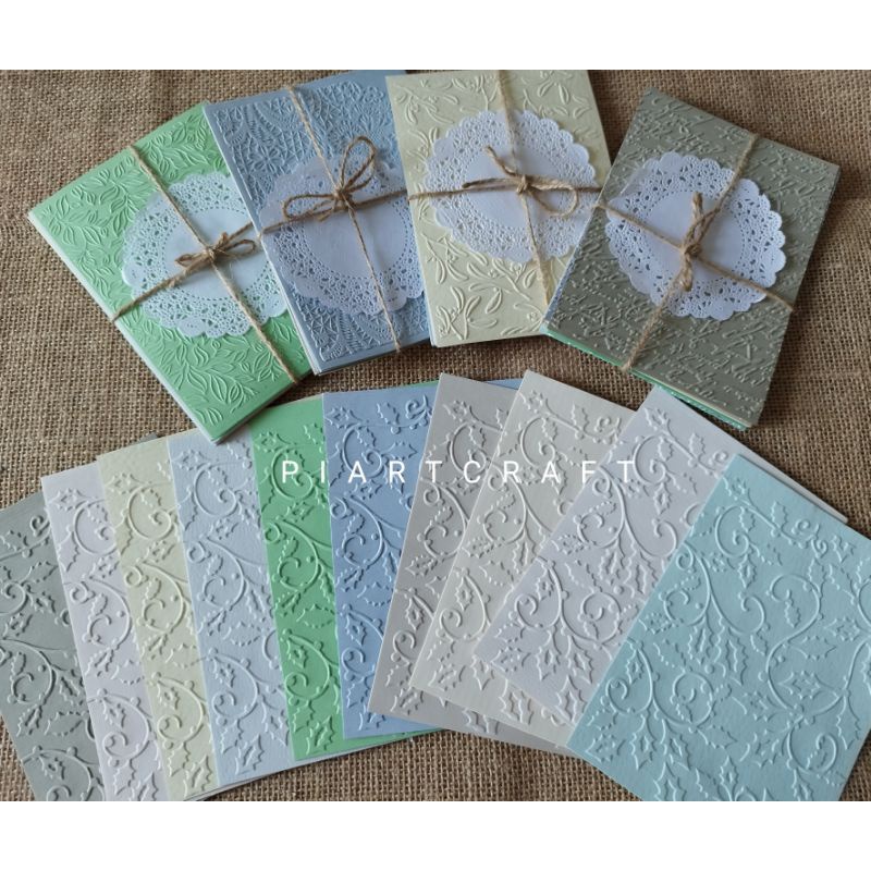 Jual Kertas background emboss (2) - DIY Scrapbook / journal / kartu ...