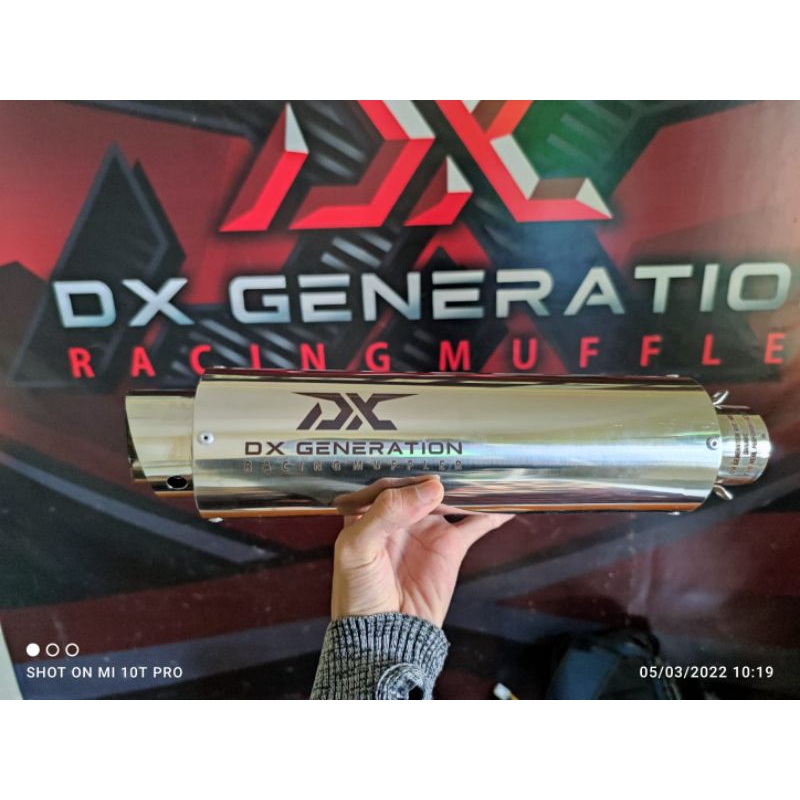 Jual Knalpot ORIGINAL DX Generation - DX Xlash (silincer only/slip on ...