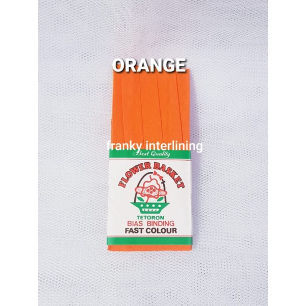 Jual BISBAN BIAS TAPE POLOS BAHAN KATUN ISI 2 YARD LEBAR 1CM | Shopee ...