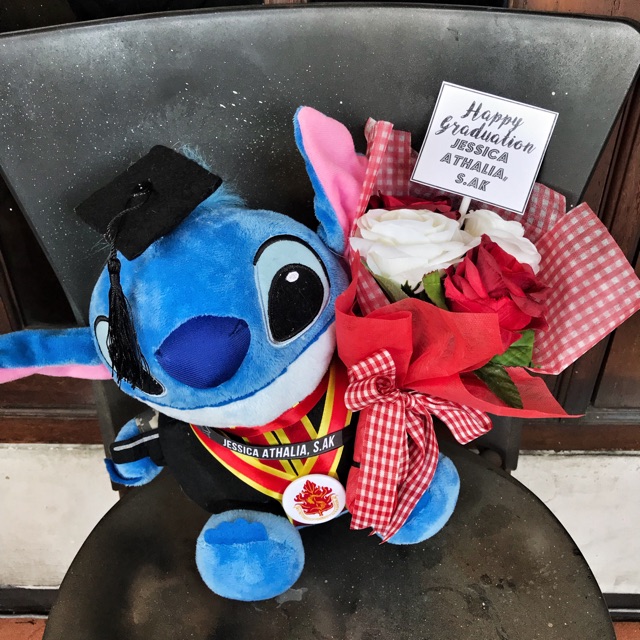 Jual Stitch Atribut lengkap bawa buket | Shopee Indonesia