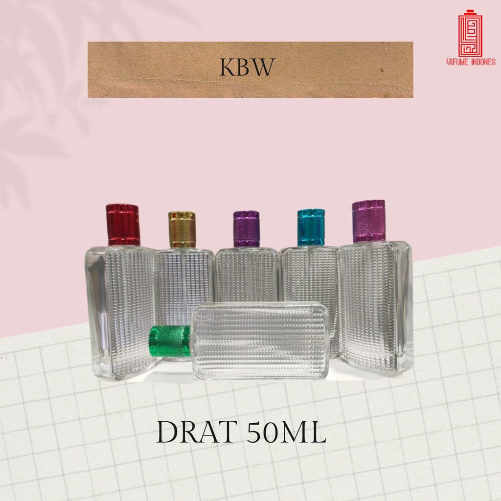 Jual Botol Parfum KBW | KOTAK BINTIK WARNA | 50ML HARGA PER LUSIN ...