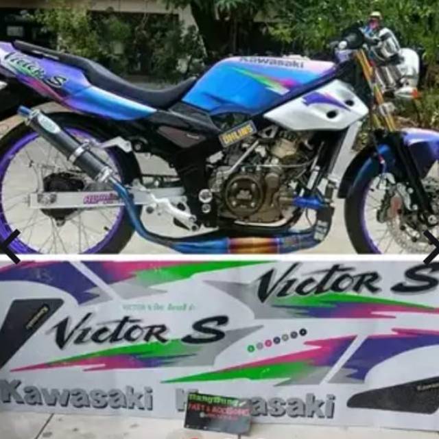 Jual Striping Transparan ninja victor/ striping ninja R 150 | Shopee ...
