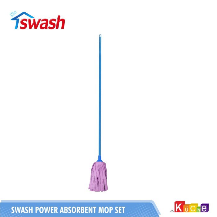 Jual Swash Power Absorbent Mop Set/ Alat Pel Lantai (WAJIB CEKOUT EXTRA ...