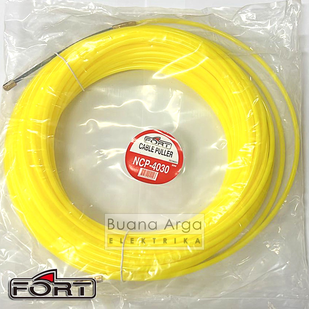 Jual FORT CABLE PULLER 30 mtr Penarik Kabel / TREKPER 4mm kuning ...