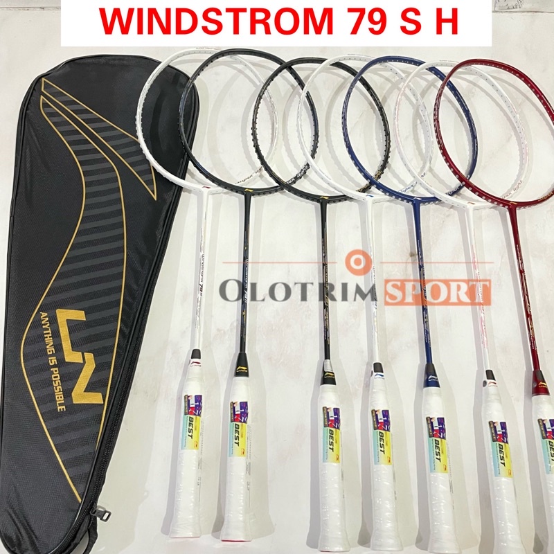 Jual Raket Badminton Lining Windstorm 79S 79H 79 S H Original | Shopee ...