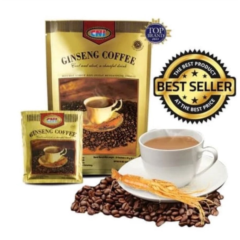 Jual Ginseng coffee CNI saset KOPI GINSENG ( ORIGINAL) | Shopee Indonesia