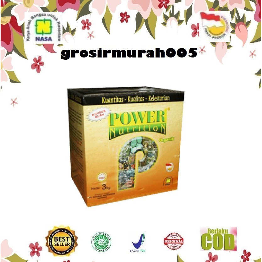 Jual POWER NUTRITION NASA PERANGSANG BUAH 3 KG | Shopee Indonesia