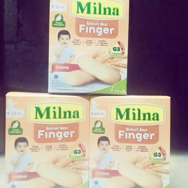 Jual Milna biskuit finger original 52 gr | Shopee Indonesia