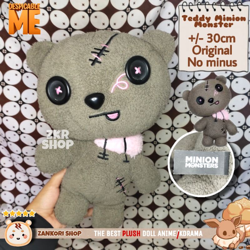 Jual RARE ITEM!!! BONEKA TEDDY TIM MINION ORIGINAL (DESPICABLE ME ...