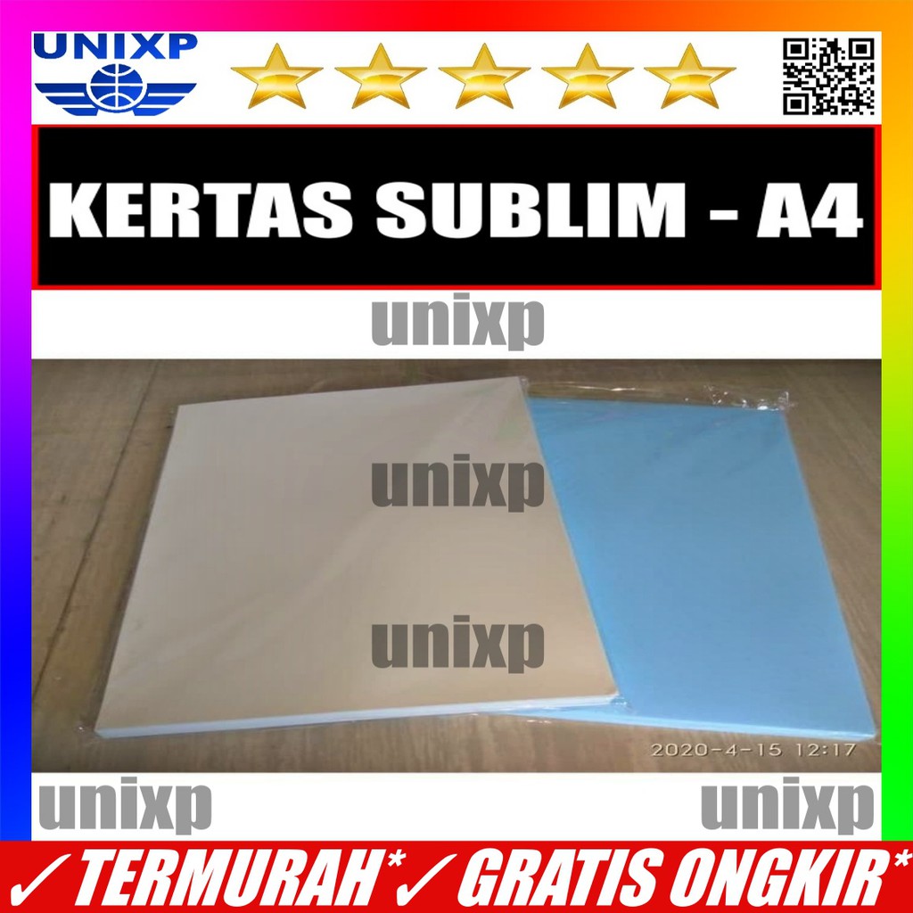 Jual Kertas Sublim Paper Sublimation Transfer Paper Sublimasi Sublime ...