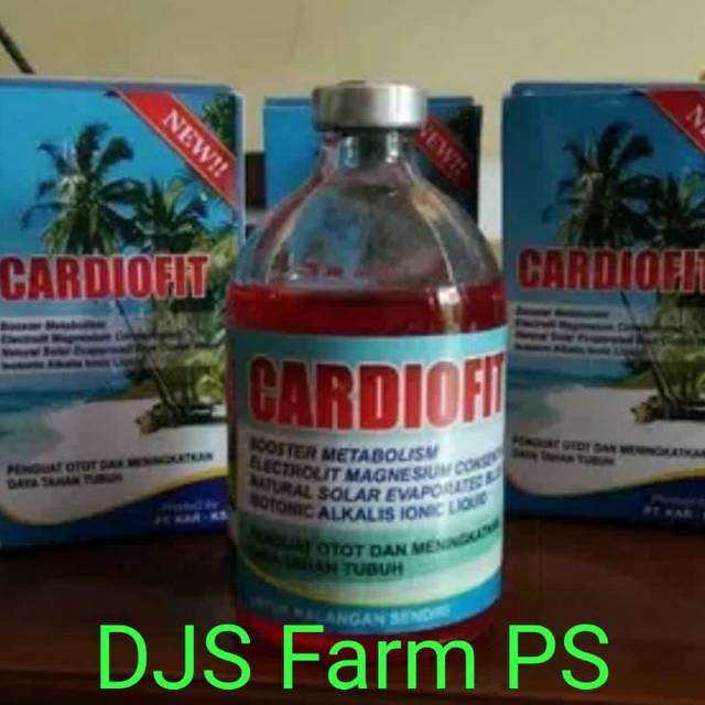 Jual Cardiofit booster metabolik 100 ml vitamin mineral penguat otot ...