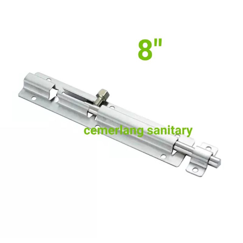 Jual GRENDEL SLOT PINTU KAYU, JENDELA, 2",3",4",6",8",10"12" DOLPHIN ...