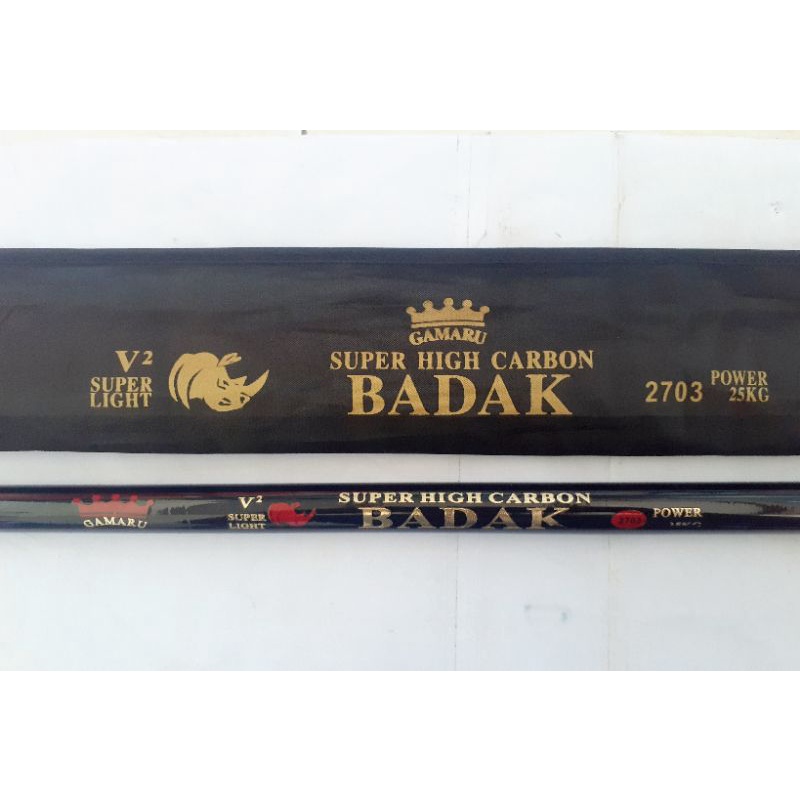 Jual Joran Tegek Gamaru Badak V2 2703 power 25kg | Shopee Indonesia
