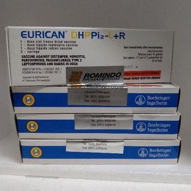 Jual Eurican 6 Plus Rabisin Vaksin Lengkap Anjing Sama Dengan E7 ...