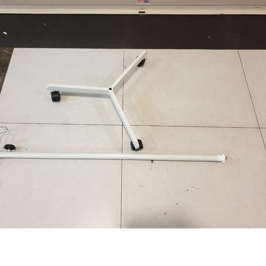Jual ☻ - Tiang Infus Kaki 3 Roda Standar Standard Infus Stainless Steel ...