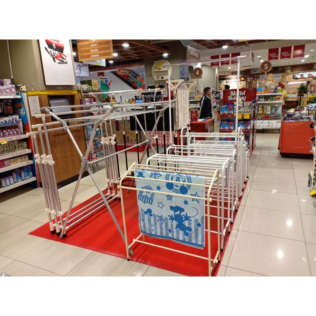 Jual MAMI1 M-215 TOWEL RACK Jemuran Handuk 85 cm | Shopee Indonesia