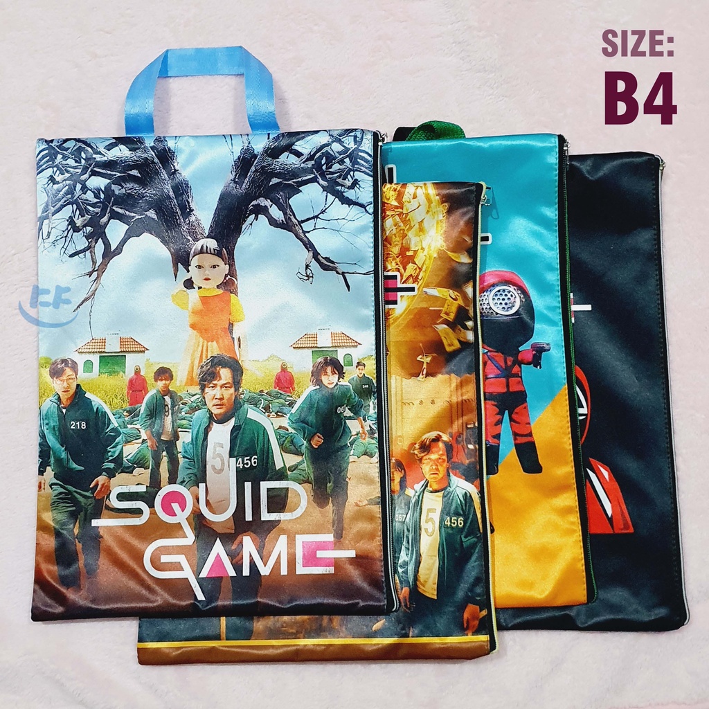 Jual Map Folder Dokumen B4 Kain- Squid Game | Shopee Indonesia