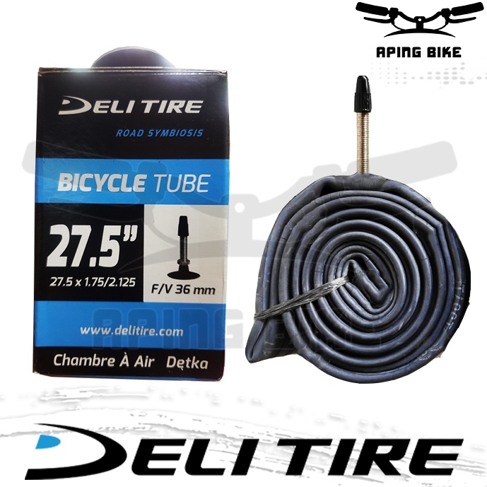 Jual Ban Dalam Deli Tire 27.5 x 1.75 / 2.125 FV 36mm Ban Dalam Sepeda MTB | Shopee Indonesia