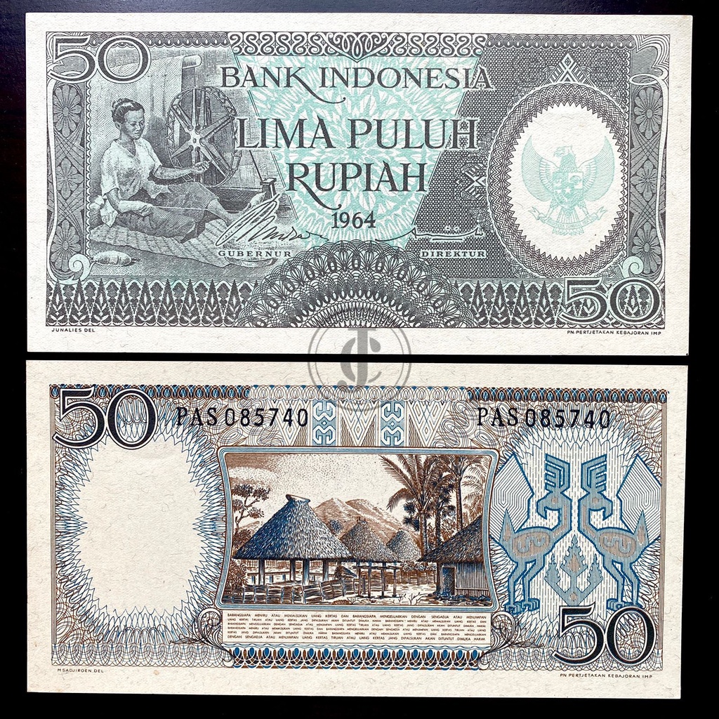 Jual Uang Kuno 50 Rupiah 1964 Seri Pekerja II | Shopee Indonesia