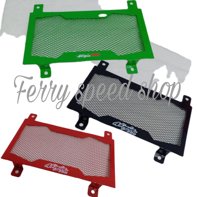 Jual Cover radiator Ninja 250 fi old - karbu / Tutup radiator model ...