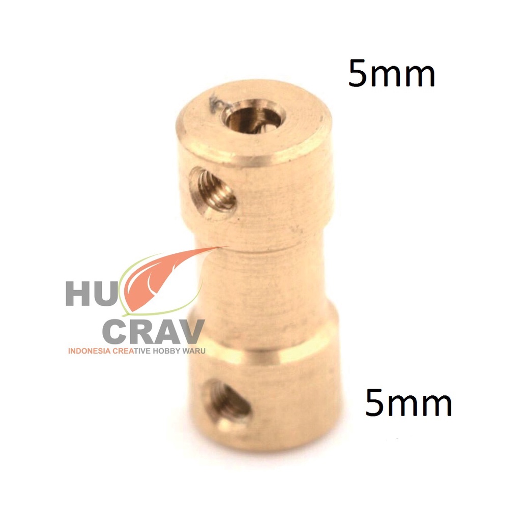 Jual Motor Coupling Coupler Connector Drive Shaft 5-5mm Collet rc boat ...