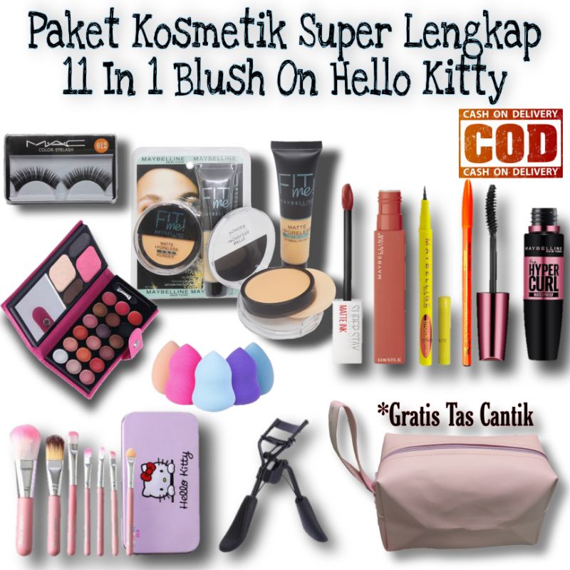 Jual Paket Kosmetik Super Lengkap 10 In 1 / Paket Kosmetik / Paket ...