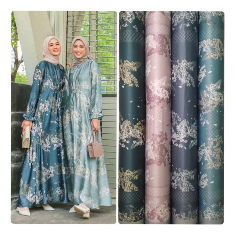Jual bahan kain meteran serat silk |kain gamis dan bahan meteran ...