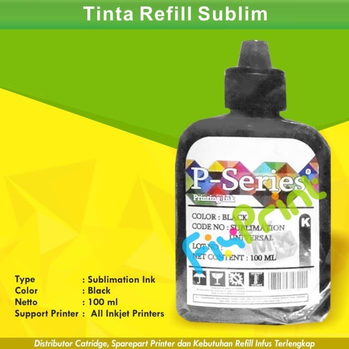 Jual Tinta Refill Sublim 100ml Printer Epson Cetak MUG Print Kertas HVS ...