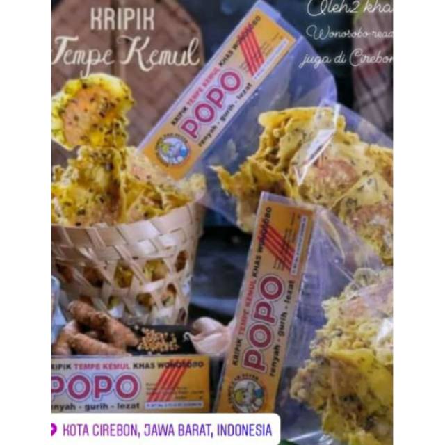 Jual Kripik Tempe Kemul Khas Wonosobo Popo Shopee Indonesia