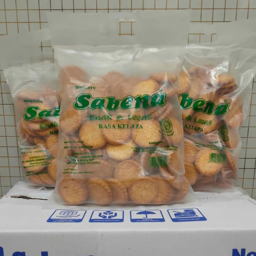 Jual Snack Biscuit / Biskuit Sabena Rasa Kelapa dan Durian 400gr ...