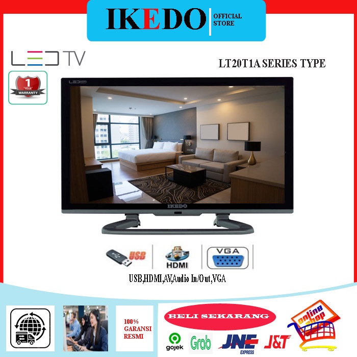 Jual TV 20 INCH LED IKEDO LT-20T1A | Shopee Indonesia