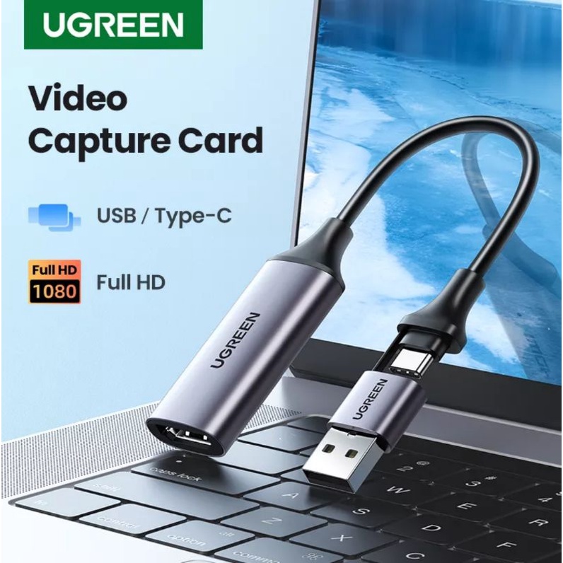 Jual Ugreen Video Capture Card 4K HDMI Female to USB/Type-C Male ...