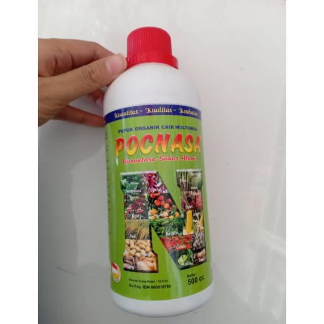 Jual POCNASA poc nasa pupuk organik cair multiguna 500ml | Shopee Indonesia