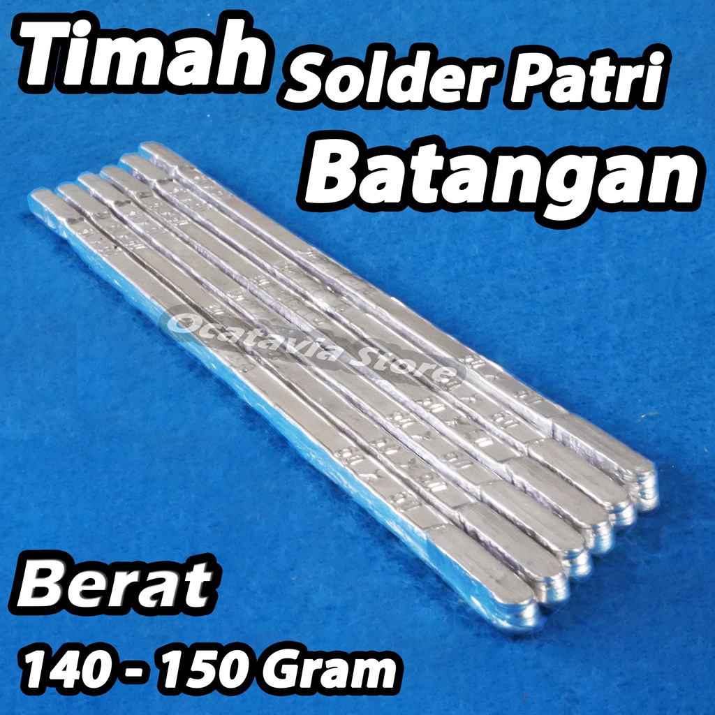 Jual Timah Solder Patri Batangan 50 x 50 untuk las patri radiator dan ...