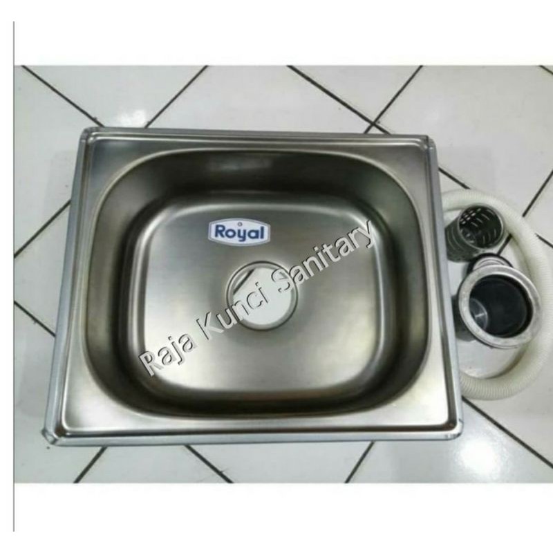 Jual Kitchen Sink Royal SB 42 Econ Stainless/Bak Cuci Piring Kotak/Sink ...