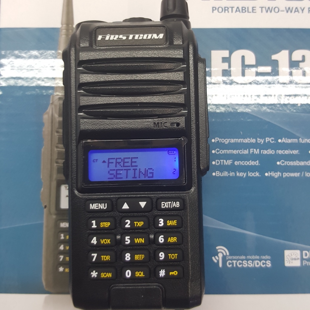 Jual HT FIRSTCOM FC 136R DUAL BAND VHF UHF | Shopee Indonesia