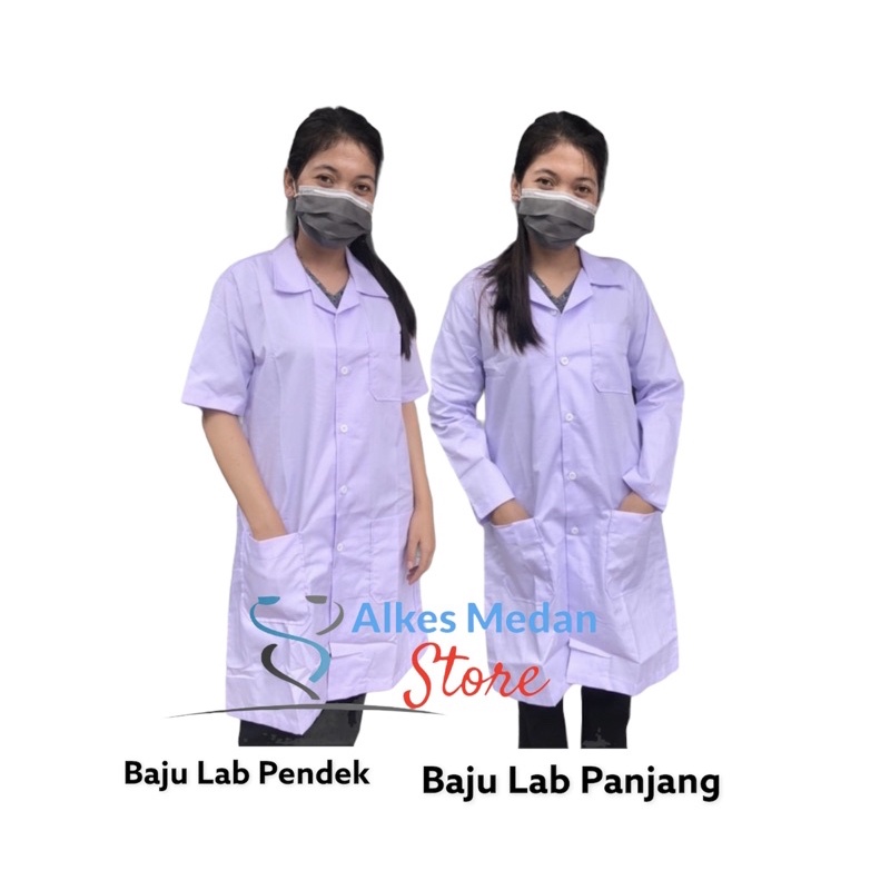 Jual Baju Laboratorium Lengan Pendek / Jas Laboratorium Lengan Pendek ...