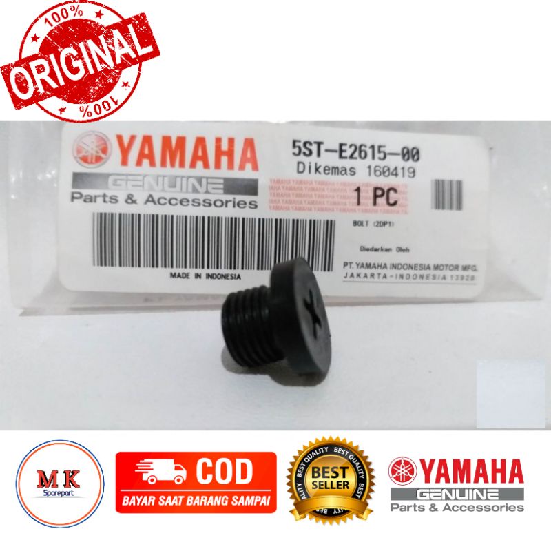 Jual Baut Buang Radiator Bawah Aerox 155, Nmax 5ST-E2615-00 Original ...