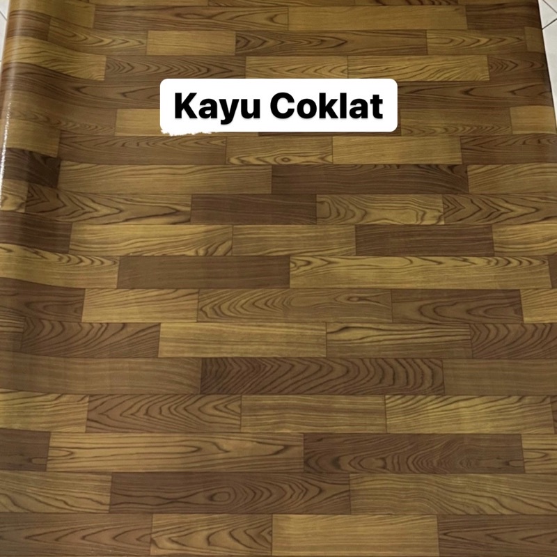 Jual KARPET VINYL LANTAI IMPORT MOTIF KAYU / MARMER PERLAK WALLPAPER ...