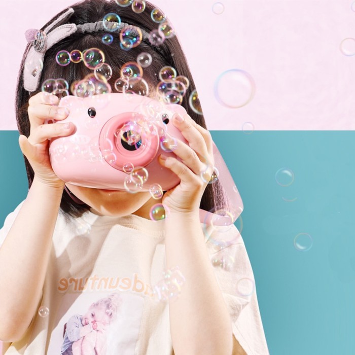 Jual Kamera Balon Mainan Anak Camera Bubble Elektrik Cairan Bubble