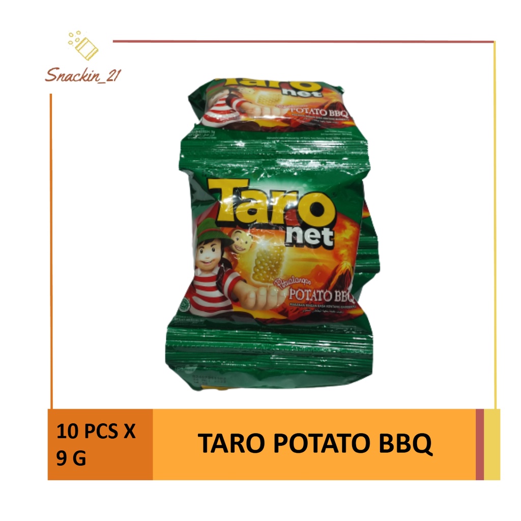 Jual Taro Rasa Potato BBQ (Isi 10 Pcs x 9 gr) | Shopee Indonesia